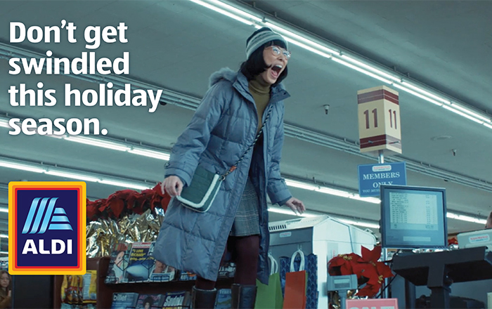 ALDI pokes fun at holiday grocery shopping with Swindle Season Reel ...