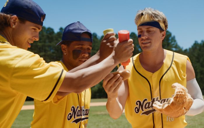 Nathan's Famous + Savannah Bananas = the dog mitt Reel Chicago News